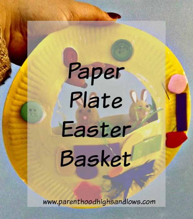 Paper Plate Easter Baskets